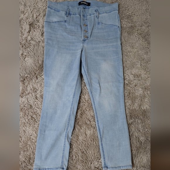 Express | Jeans | Express Super High Rise Belted Denim | Poshmark